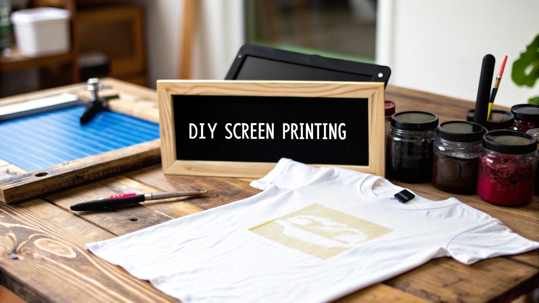 How to Screen Print T Shirts at Home: A Brooklyn-Inspired Guide – THE ...
